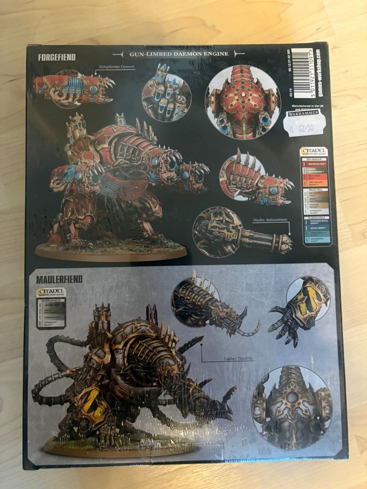 Games Workshop Warhammer 40.000 Chaos Space Marines Forgefiend OVP NEU ...