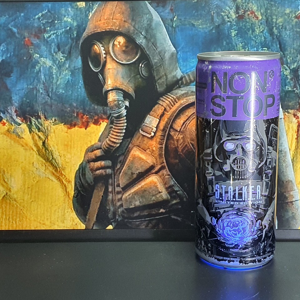 Stalker Non Stop Set of 3 Cans Energy Drinks Limited Edition S.T.A.L.K ...