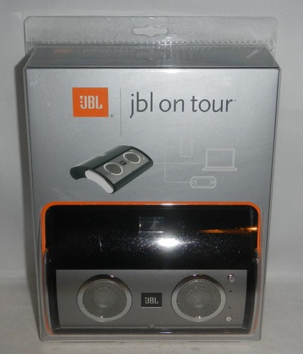 JBL On Tour Portable Wired Mini Stereo Speaker System AC or Battery ...