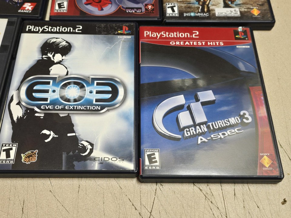 Sony PlayStation 2 Bundle PS2 Fat Console & Accessories HDD SCPH-39001 ...