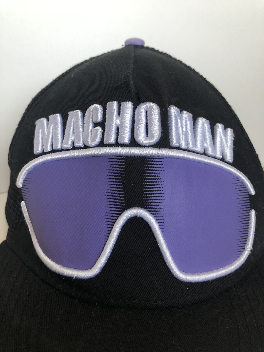 Chapeau De Macho Man Randy Savage Macho Man Randy Savage Black Purple