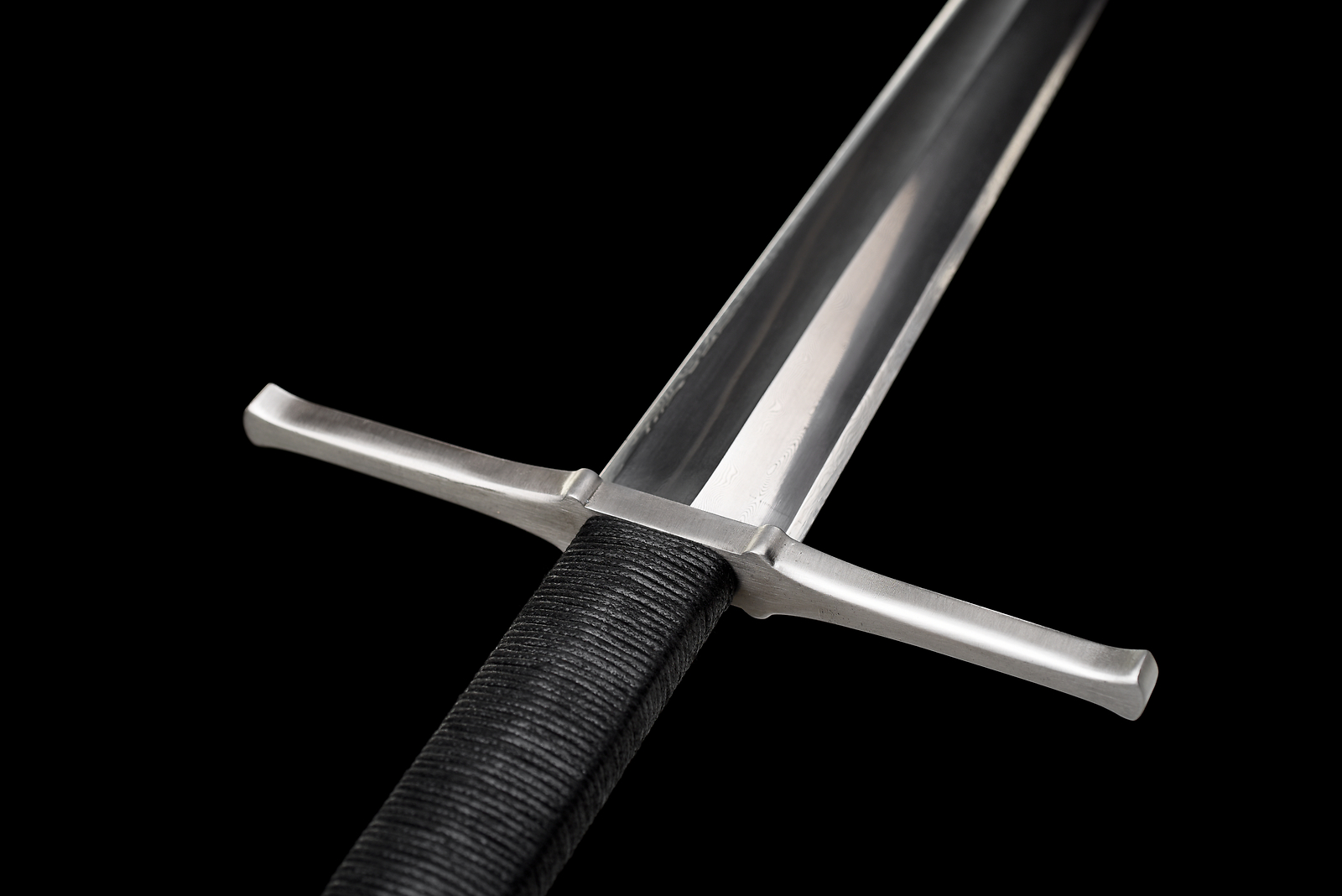 Swordier 49" Damascus Concave European Sword Longsword | eBay