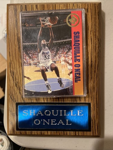 Shaquille O’Neal Trading Card Plaque Basketball Player NBA 1993 ...