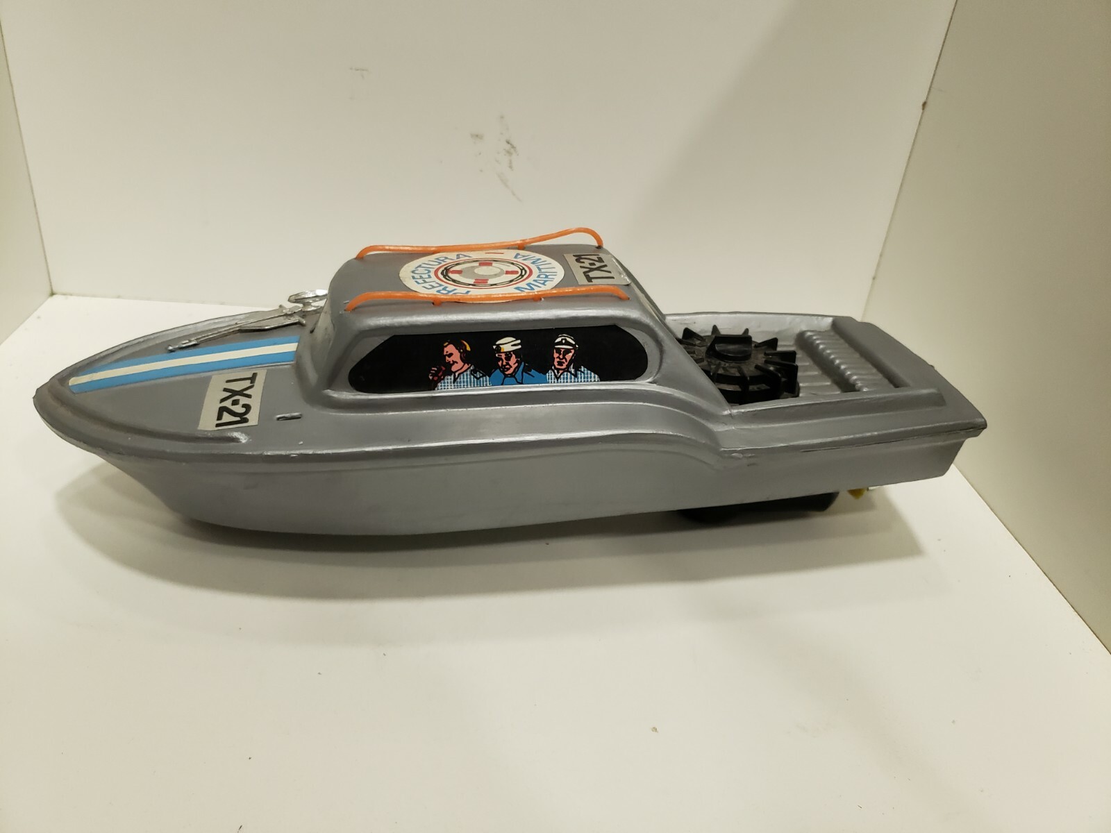Vintage Plastic boat made in argentina battery operated antex end of 70 ...