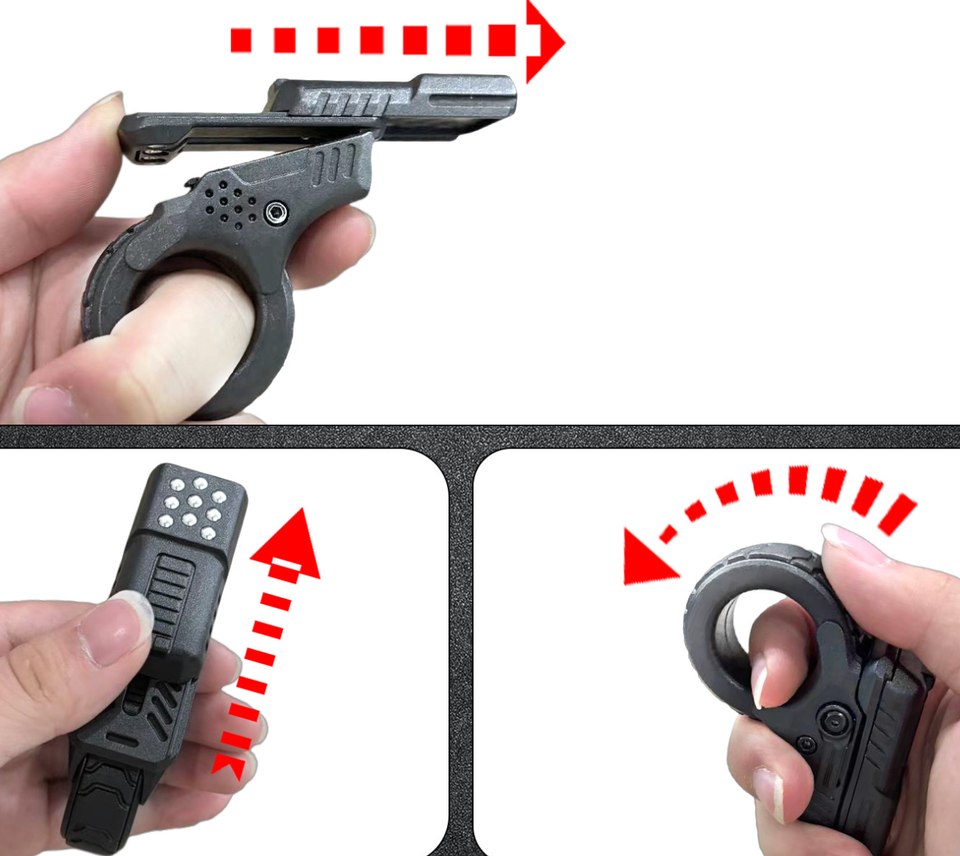 EDC Hand Spinner ADHD Stress Relief Tool Alloy Zoom Ratchet Wheel ...