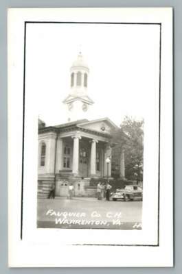 Fauquier County Court House WARRENTON Virginia RPPC Vintage Photo ...