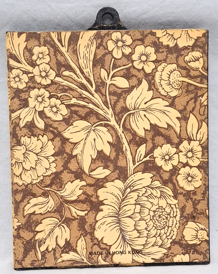 Vintage Mini-Painting Resin Gold Gilt Frame Lanscape Art Bridge River ...