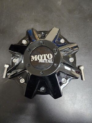 Moto Metal Gloss Black Wheel Center Cap Hub Cap M0970(CAP) 8.375" Moto ...
