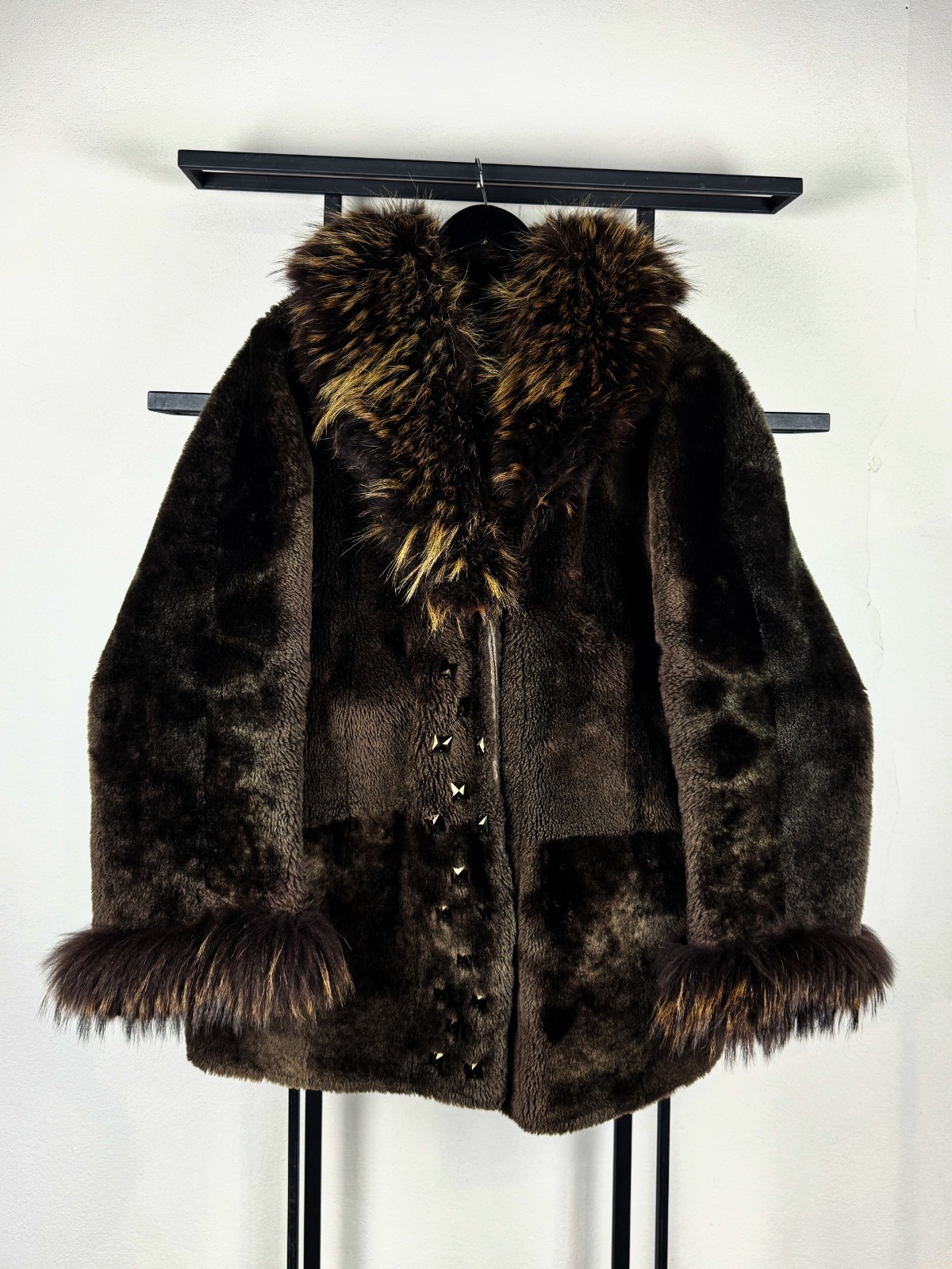 VTG IF SIX WAS NINE Japanese Avant Garde Real Fur Mohair Coat Jacket ...