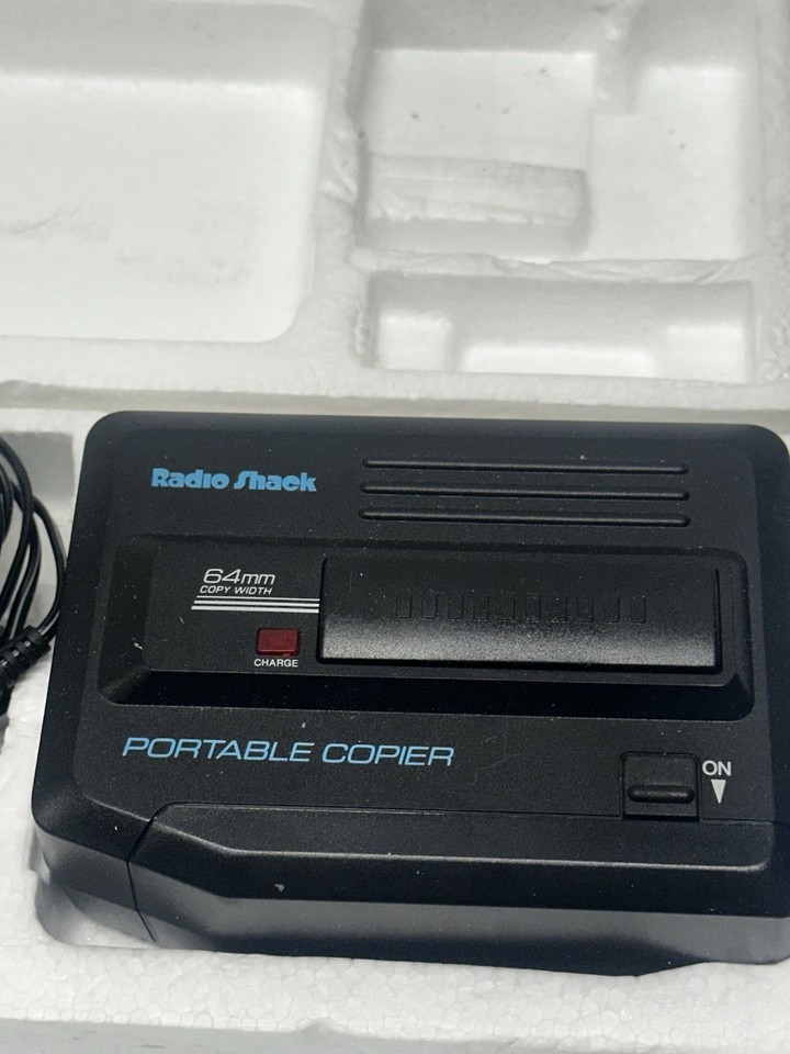 RADIO SHACK PORTABLE COPIER 64MM COPY WIDTH | eBay
