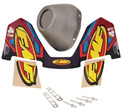 FMF Factory 4.1 Stainless Steel RCT Silencer End Cap Kit (040641) | eBay