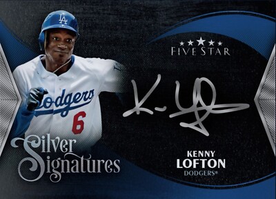2024 Topps Five Star KENNY LOFTON SUPER RARE SILVER SIGNATURES LA ...