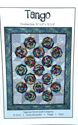 Tango Quilt Pattern Karla Alexander Finished size 57 1/2" X 72 1/2" | eBay