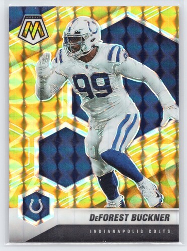 DeForest Buckner - 2021 Panini Mosaic - Reactive Yellow #95 ...
