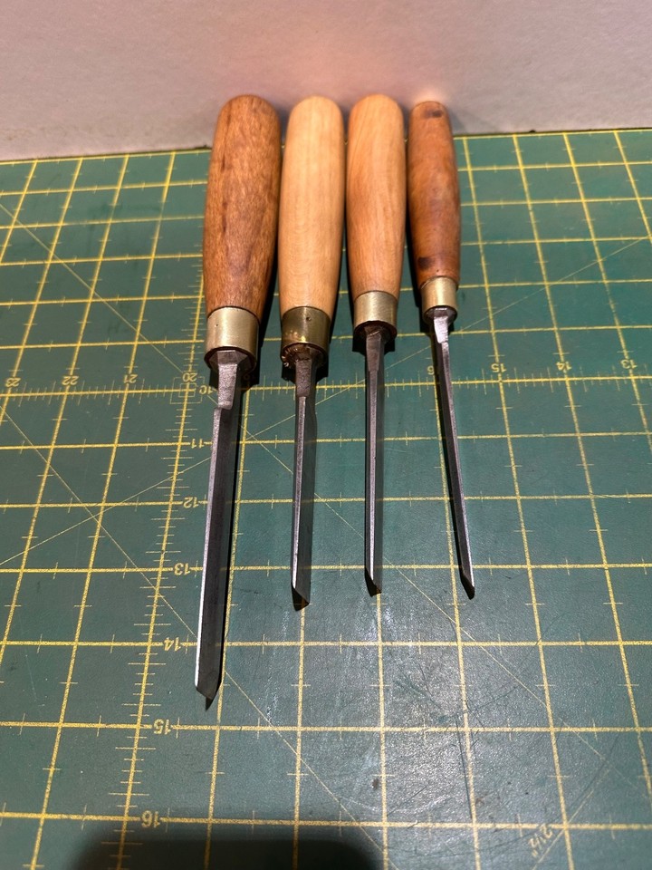 4 no. Marples Bevel Edge Wood Working Chisels Nice Graduated Set | eBay UK