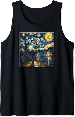 Donald Trump Painting Van Gogh Style | Best 2024 Tank Top Small, Black ...