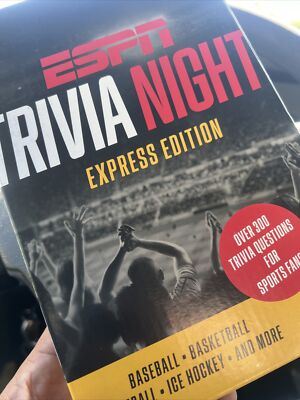ESPN Trivia Night Express Edition/ Trivia Game For 2-10 Players NEW ...