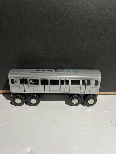 Munipals MTA NYC L Train Subway 14th St- Canarsie Local Wooden | eBay