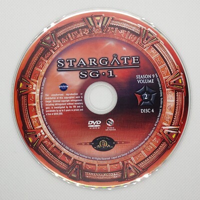Stargate SG-1: Season 9 - Replacement DVD Disc #4 | eBay