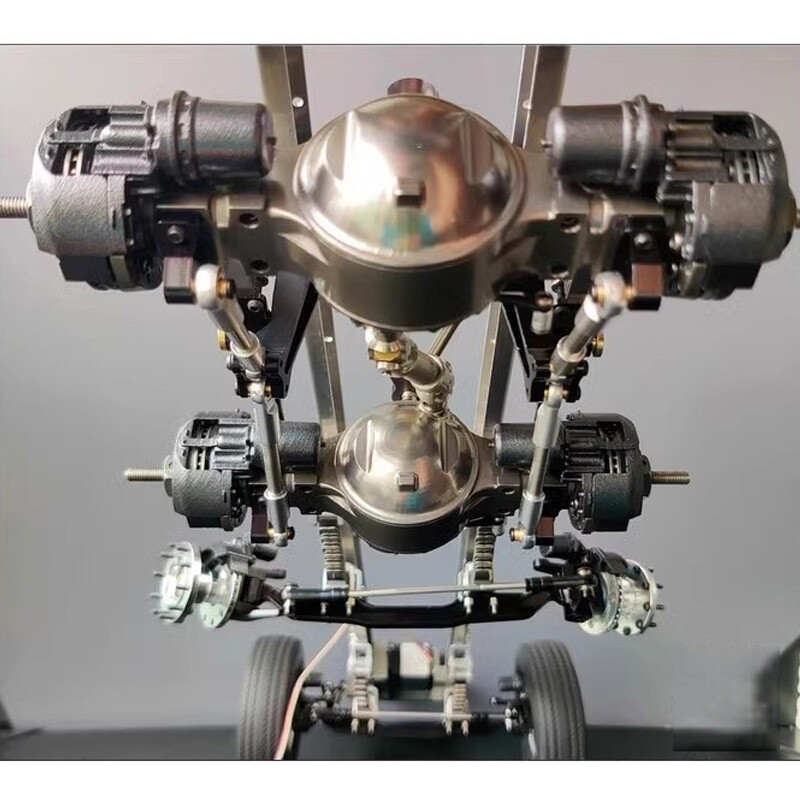 Metal Front/Rear Power Axle for 1/14 Tamiya RC Truck Car Scania MAN ...