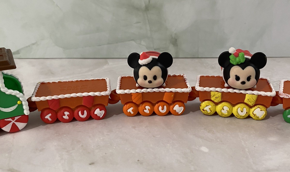 Disney Tsum Tsum Christmas Train Mickey Minnie Mouse Holiday Fun Toy ...