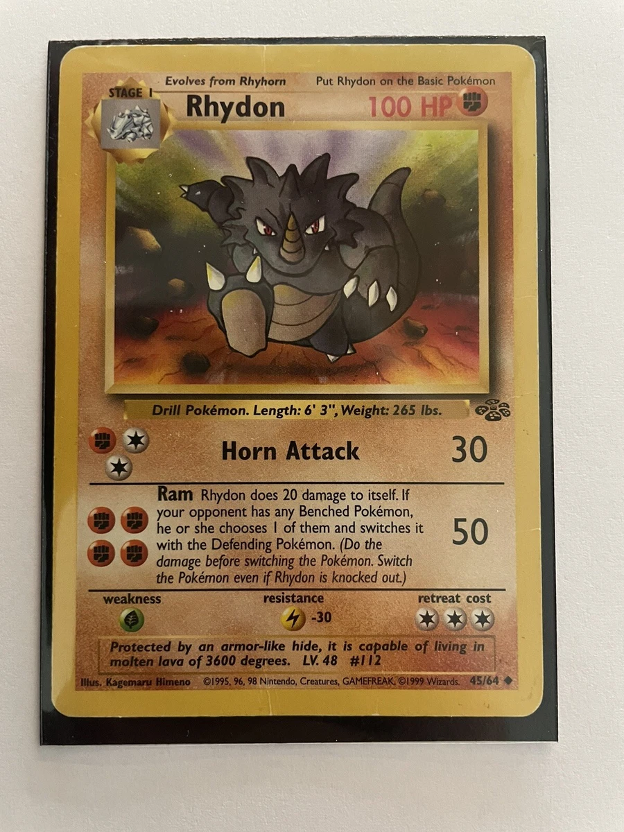 Rhydon Pokemon Card