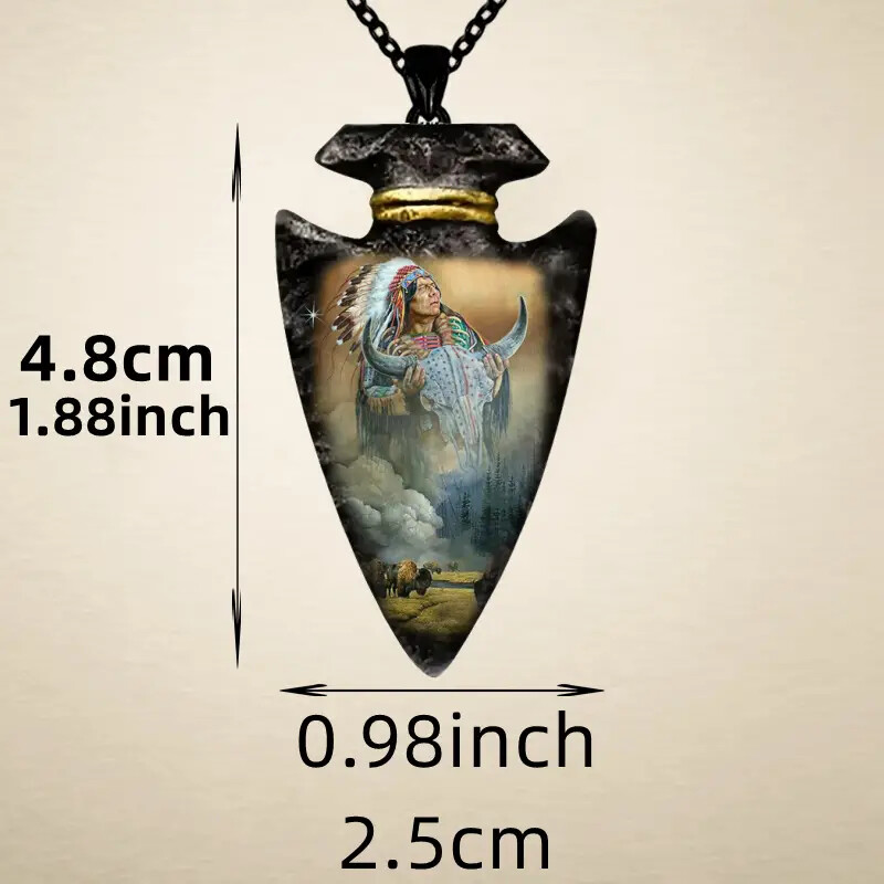 Creative Tribal Leader Tribal Chief Arrowhead Pattern Necklace | eBay