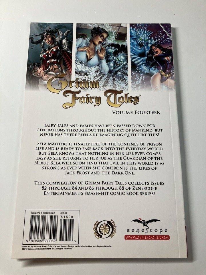 GRIMM FAIRY TALES #14 (2013) ZENESCOPE ENTERTAINMENT - ANTHONY SPAY ...