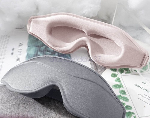 HOT Adults Unisex 3D Contoured Soft Adjustable Eye Mask Sleep Blindfold ...