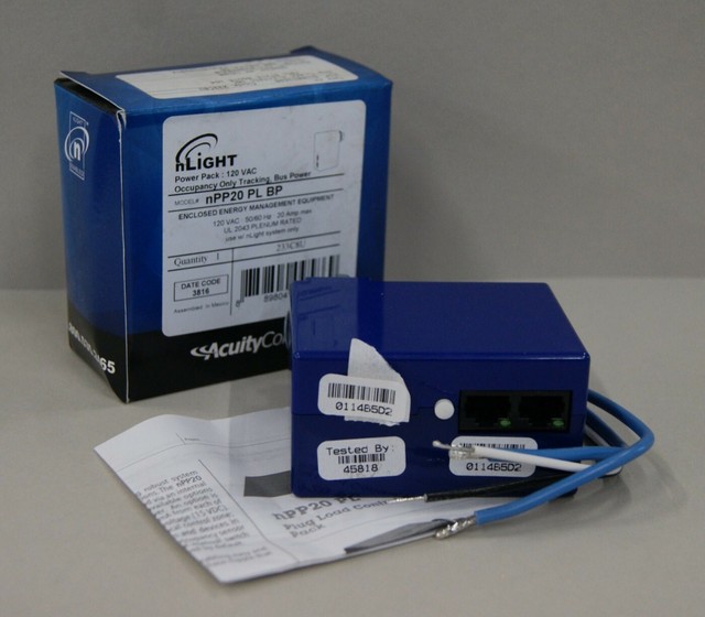 Acuity Controls Npp20 PL BP nLight Plug Load Sensor Switch 120vac for ...