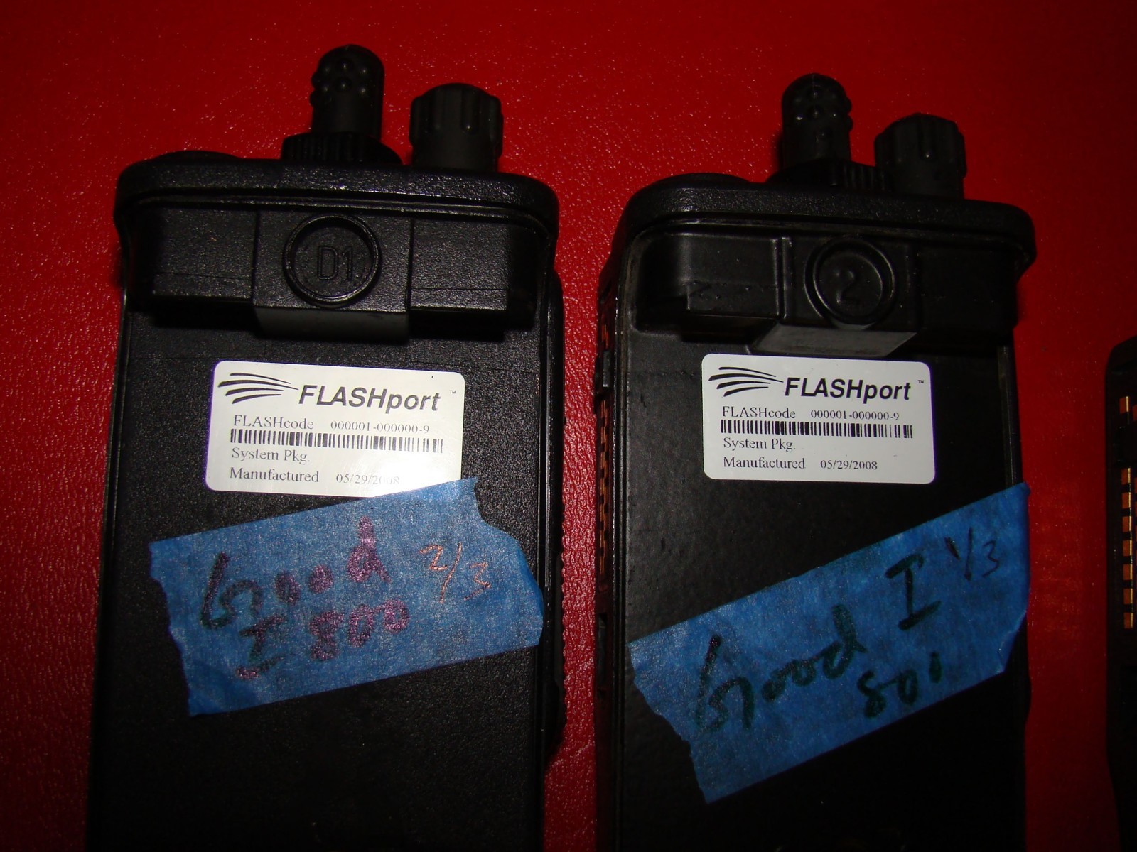 Lot of 3 Motorola MTS 2000 I Flashport Two Way UHF Radio H01UCD6PW1BN ...