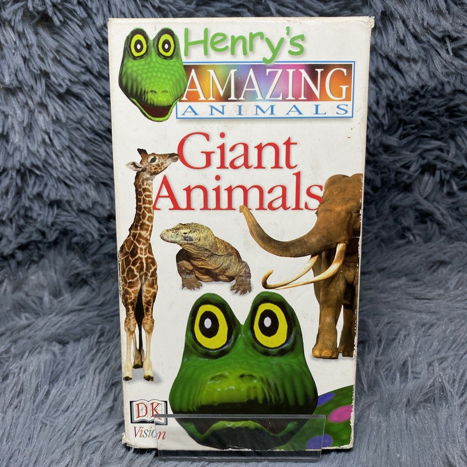 Henrys Amazing Animals: Giant Animals VHS Tape 2000 DK Vision Disney ...