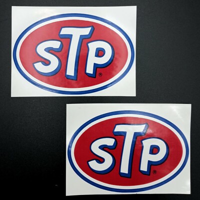 (2) Vintage 80's STP The Racers Edge Original Decal Sticker | eBay