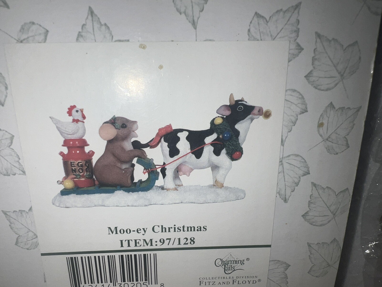 Charming Tails "MOO EY CHRISTMAS " DEAN GRIFF COW | eBay