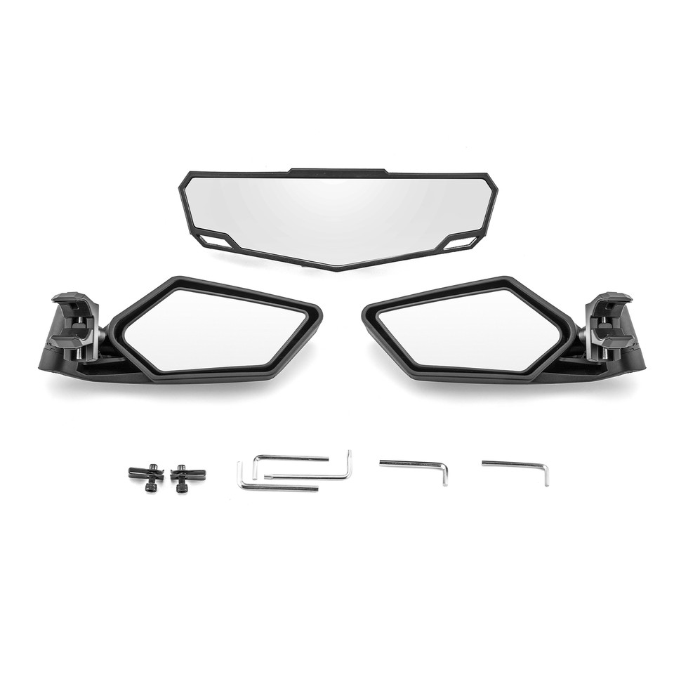 WEISEN UTV Convex Rear Side+Center Mirrors For 2020-2025 Polaris RZR PRO XP/XP 4 | eBay