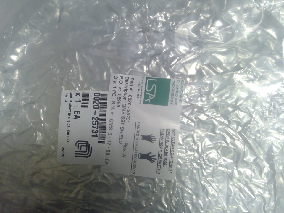 0020-25731; SHIELD ADAPTER G12 DBL KNEE SST | eBay