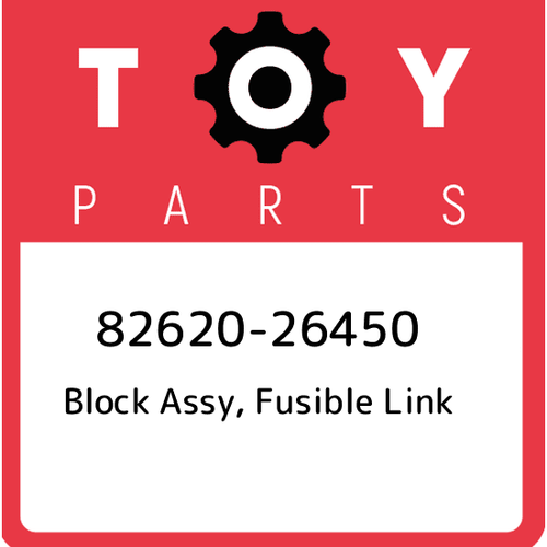 82620-26450 Toyota Block assy, fusible link 8262026450, New Genuine OEM ...