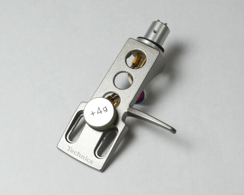 GENUINE Technics silver Headshell for Technics 1200 etc w/Top Weight ...