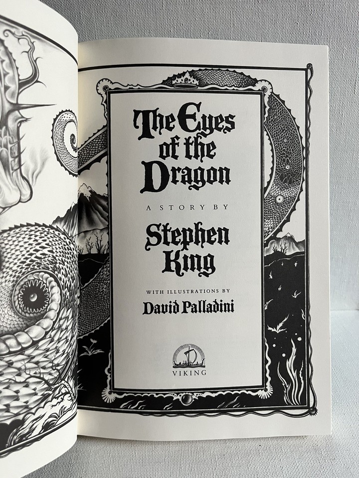 1987 Stephen King The Eyes of the Dragon Book First Edition 1st ...
