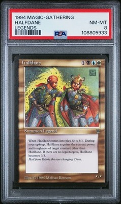 HALFDANE Legends Rare Reserved List PSA 8 MTG [Nostalgium] | eBay