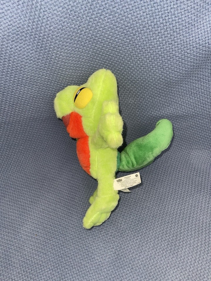 Pokémon Treecko 2004 Stuffed Plush Doll Toy Card Figure Vtg Green ...