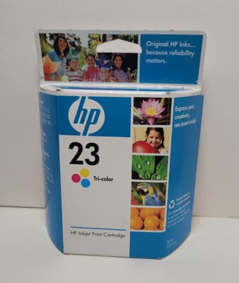 HP 23 Tri-color Ink #C1823D New In Box Exp July 2010 | eBay
