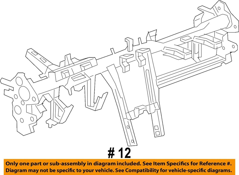 GM OEM 18-19 LaCrosse Instrument Panel Instrument Panel-Reinf Beam ...