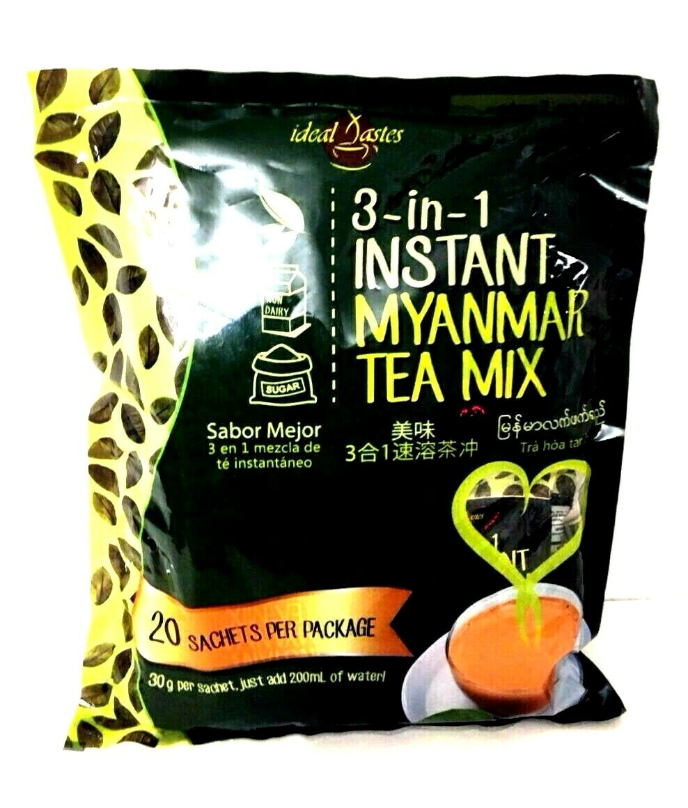 Ideal Taste 3-In-1 Instant Myanmar Tea Mix 20 Sachets x 30g | eBay