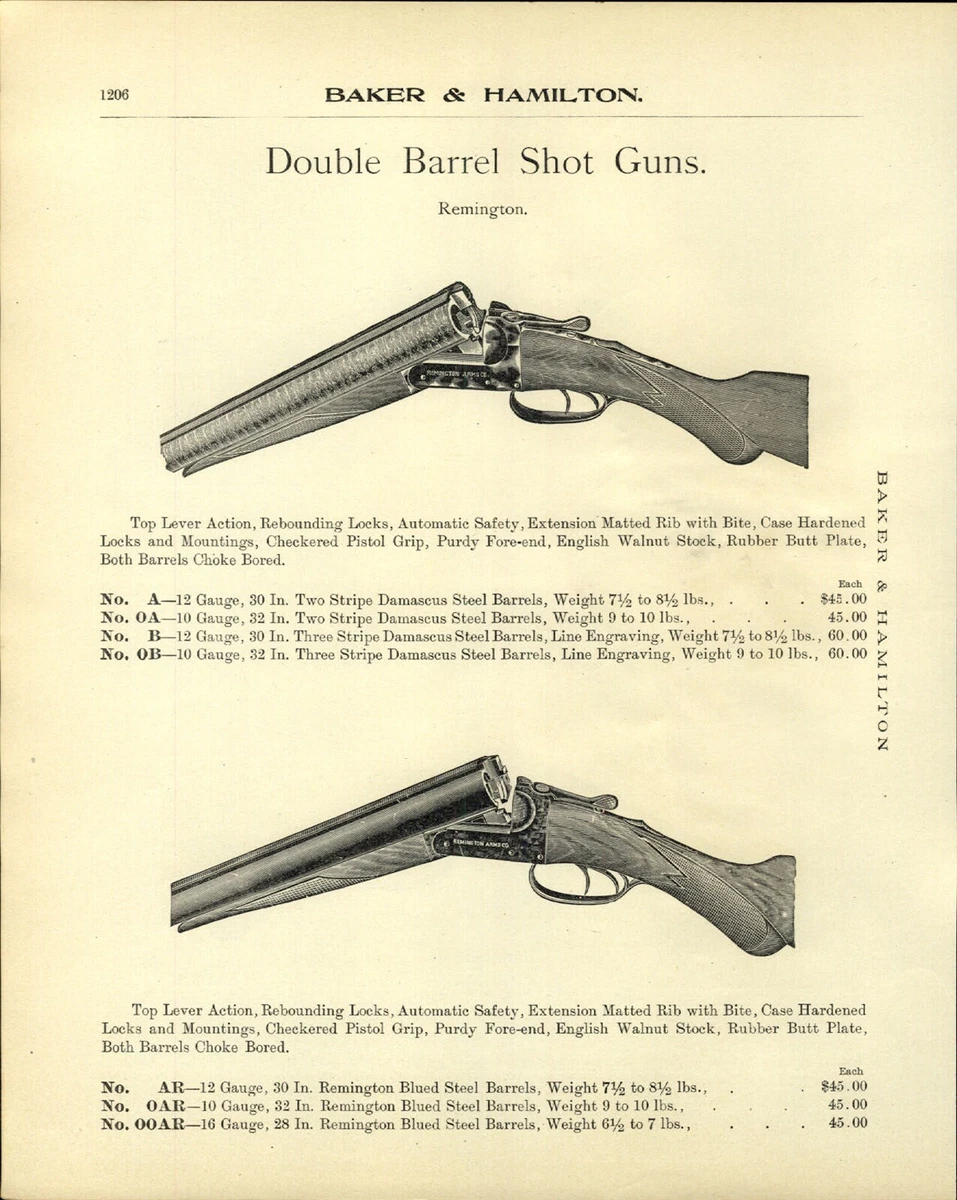 Remington Double Barrel Shotgun