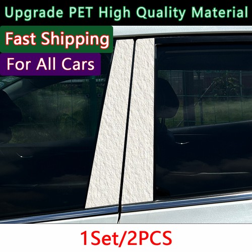 2X Simple Pure Colour Car B Pillar Sticker Center Column Cover Decals ...