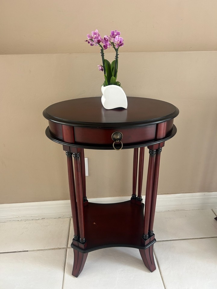 Bombay Company Cherry color Side Entry Table | eBay