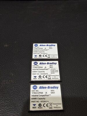 Allen Bradley 1784-CF64 Series A Compact Flash Card 64MB Lot Of 8 | eBay