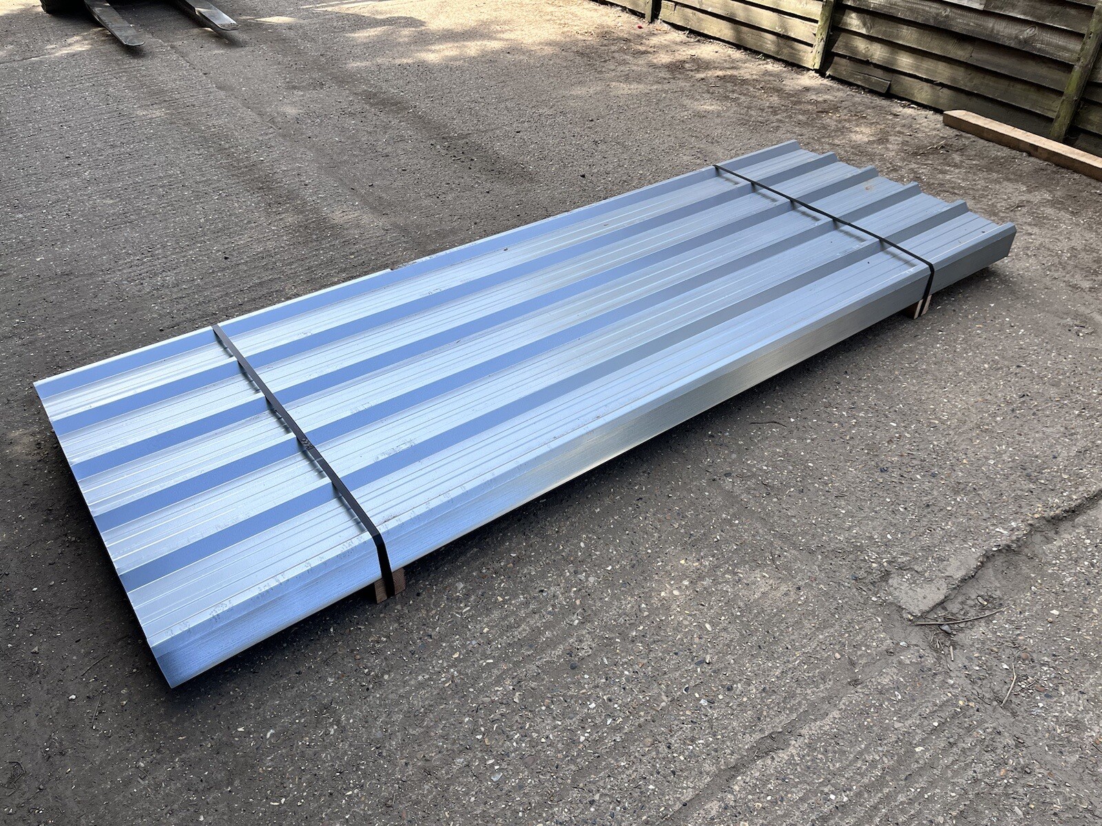 2.4m / 8ft Galvanised box profile roofing sheets - 1000 available | eBay UK