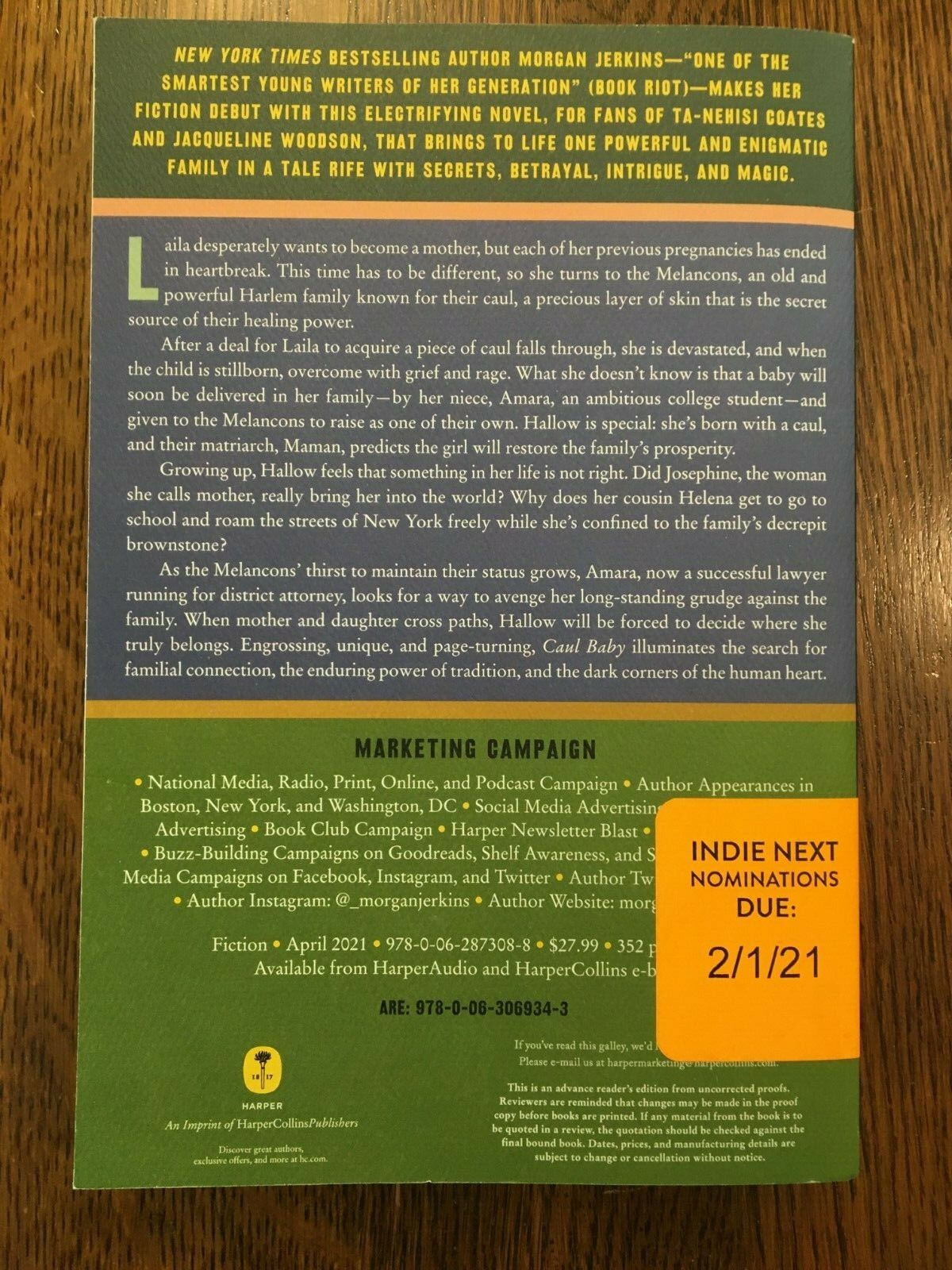 Caul Baby by Morgan Jerkins (2021, Hardcover) for sale online | eBay